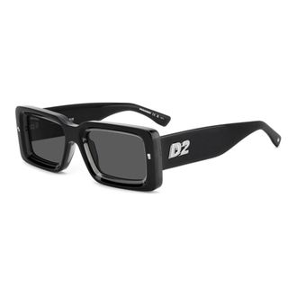 Dsquared2 Homme, Accessoires, Noir, Taille: 52 MM Lunettes de soleil noires et grises