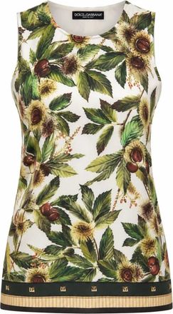 Dolce & Gabbana &Auml;rmelloses Top - - Tops - Damen - Mehrfarbig - 2XS