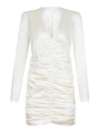 Rotate Robe Au Genou - Cr&egrave;me