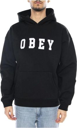 Obey Homme, Sweatshirts et sweats &agrave; capuche, Noir, Taille: XL SweaT-shirts &agrave; capuche