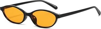Generic Lunettes De Soleil &Agrave; Petite Monture For Hommes Et Femmes, Lunettes De Soleil De Sport De Conduite For Hommes(Orange)