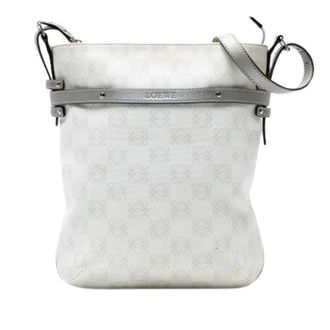 Loewe Pre-owned Fabric Crossbody Bag - - Pre-owned - Damen - Wei&szlig; - ONE SIZE