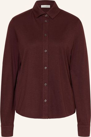 Marc O'Polo Marc Opolo Hemdbluse Aus Jersey rot