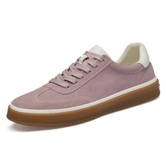 Generic Baskets en cuir pour homme - Baskets habill&eacute;es - Style r&eacute;tro - &Eacute;l&eacute;gantes - Pour les affaires et les loisirs, rose, 42 2/3 EU