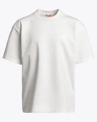 Parajumpers T-Shirt aus schwerem Baumwolljersey, Oversized geschnitten in