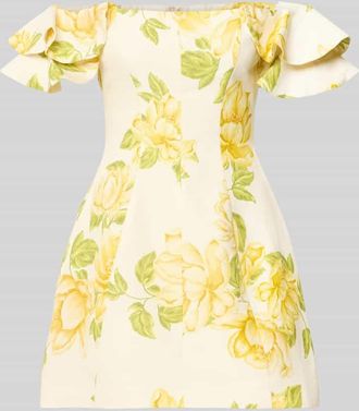Forever New Minikleid aus Leinen-Mix mit Viskose-Anteil Modell Kenzie