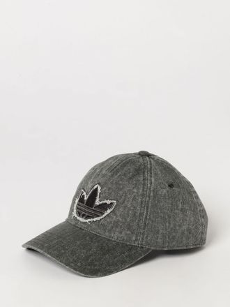 adidas Casquette de baseball en denim d&eacute;lav&eacute; avec logo brod&eacute;
