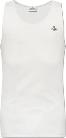 Vivienne Westwood Homme, Tops, Blanc, Taille: S Débardeur sans manches T-shirt