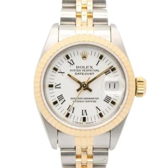 Rolex Pre-owned Datejust 69173 - Femme - Pre-owned - Blanc - Taille: ONE Size