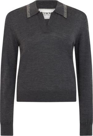 Iceberg Polo-Pullover - - Knitwear - Damen - Grau - M