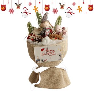 Generic Christmas K&uuml;nstliche | Centerpieces mit Licht, k&uuml;nstliche Blumenpuppe, Blumenstrau&szlig; - f&uuml;r Zuhause, Winter, Party, Hochzeit, Geburtstag, Girlfriend