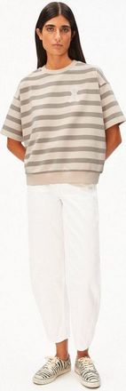 Armedangels Sweatshirt BAMIKAA STRIPE Sweatshirt aus 100% Bio-Baumwolle Oversized Fit