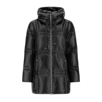 Herno Femme, Manteaux, Noir, Taille: 42 FR Veste A-Shape en nylon ultral&eacute;ger