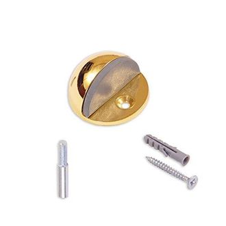 Brinox Türstopper mit Drehgelenk und Schraube, Gold, 2,5 x 4,4 x 4,4 cm