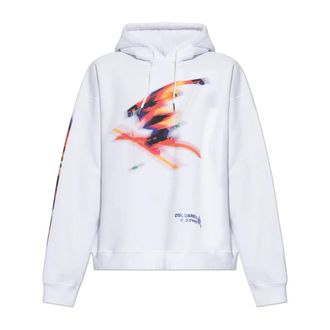 Dsquared2 Cotton Hoodie - - Sweatshirts & Hoodies - Herren - Wei&szlig; - XL