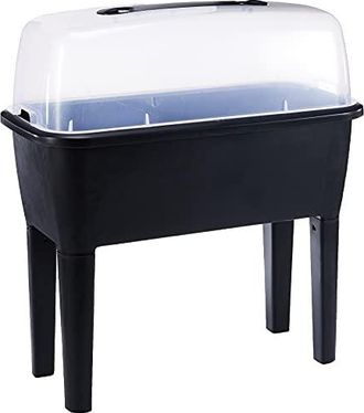 Prosperplast Urban Gewächshaus 52L, 77x38x82 cm - Schwarz