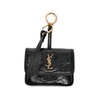 Saint Laurent Quilted Bag Charm