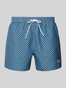 HUGO BOSS Relaxed Fit Badeshorts mit Allover-Muster Modell CATFISH