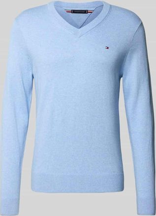 Tommy Hilfiger Regular Fit Pullover aus Baumwoll-Kaschmir-Mix