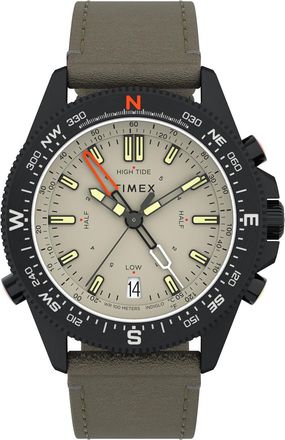 Timex Uhr Timex Tide-Temp-Compass 43mm Eco-Friendly Strap TW2V21800 Schwarz