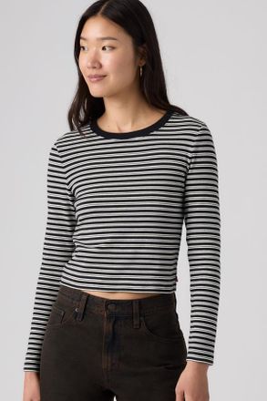 Levi's Essential Baby Langarm-T-Shirt - Damen - Schwarz / Schwarz