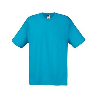 Fruit Of The Loom T-Shirt à Manches Courtes Screen Stars Original pour Homme (3XL) (Bleu Azur)