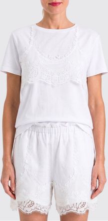Twinset T-Shirt Damen Farbe Wei&szlig;
