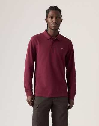 Levi's polo &agrave; manches longues Housemark violet