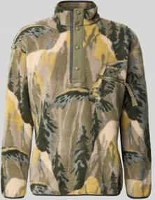 Columbia Fleecepullover mit Label-Patch Modell HELVETIA