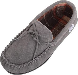 SNUGRUGS George, Chaussons Homme, Gris (Grey Grey), 48/49 EU