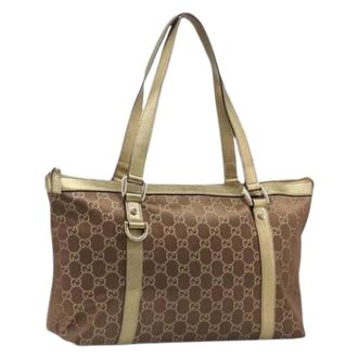 Gucci Pre-owned GG Canvas Tote - Femme - Pre-owned - Brun - Taille: ONE Size