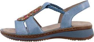 Ara Femme Hawaii Sandale, Bleu Ciel, 40 EU