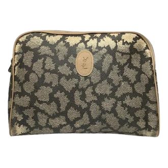 Saint Laurent Pre-owned Leder Clutch - - Pre-owned - Damen - Mehrfarbig - ONE SIZE