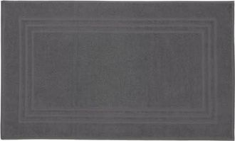 Kleine Wolke Frottier-Vorleger Lodge 3009912207, Ma&szlig;e: 50x 80 cm, Dunkelgrau, 100% Baumwolle