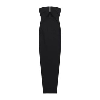 Rick Owens Femme, Robes, Noir, Taille: 38 FR Prong Gown Long Dress