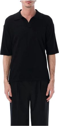 Roberto Collina Homme, Tops, Noir, Taille: XL Over Polo