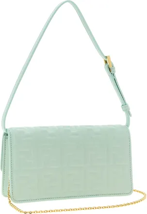 Fendi Baguette Shoulder Bag - Green