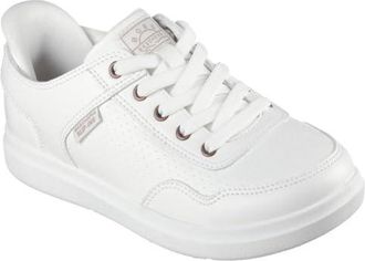 Skechers Femme Hands Free Slip-ins Bobs Dvine-So Flattered Basket, White Tumbled PU, 37.5 EU