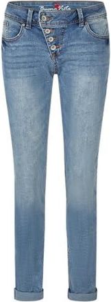 Buena Vista Jean stretch Malibu pour femme, Gris clair, XL