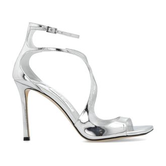 Jimmy Choo London Azia Absatzsandale - - Shoes - Damen - Grau - 38 EU