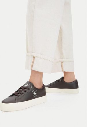 Beverly Hills Polo Club Sneakers aus Stoff CEO-BHPC040W Dunkelbraun