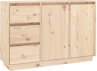 vidaXL Buffet 111x34x75 cm Bois massif de pin Vidaxl