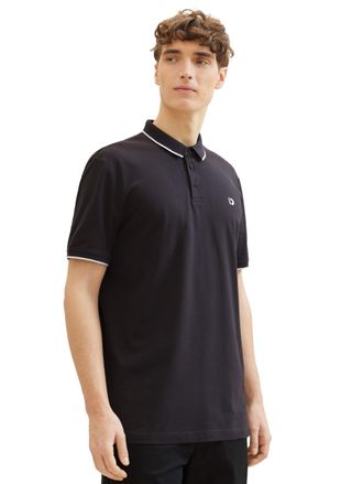 Tom Tailor Herren Basic Piqu&eacute; Poloshirt, Coal Grey, S