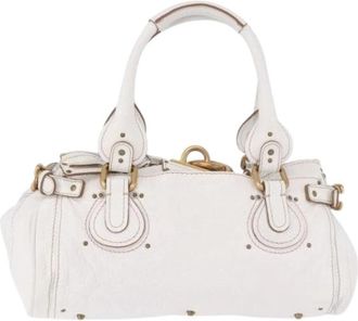 Chlo&eacute; Pre-owned Leder Handtasche - - Pre-owned - Damen - Wei&szlig; - ONE SIZE