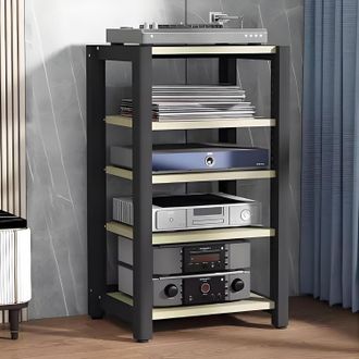 Generic 2/3/4/5-stufiges Audio-Rack Mit Plattenspielerst&auml;nder, AV-Komponenten-Medienst&auml;nder, Tower-Player-St&auml;nder, Heimstereo-Racksystem Mit H&ouml;henverstellbare