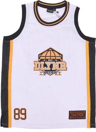 Dolly Noire Basketball Goat Slam Dunk Tank Top - - Tops - Herren - Wei&szlig; - XL
