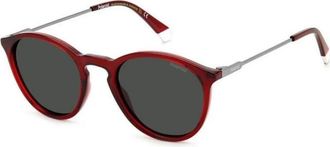 Polaroid Homme, Accessoires, Rouge, Taille: 51 MM 4129/S/X C9A(M9) Lunettes de soleil