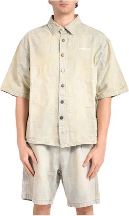 Acupuncture Acupuncture, Homme, Chemises, Bleu, Taille: L Chemise en jean