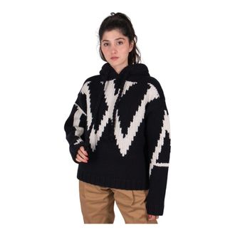 J.W.Anderson Chunky Hoodie - - Sweatshirts & Hoodies - Damen - Blau - XS