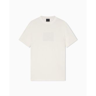 A|X Armani Exchange T-Shirt f&uuml;r Herren, Logo (Naturwei&szlig;)